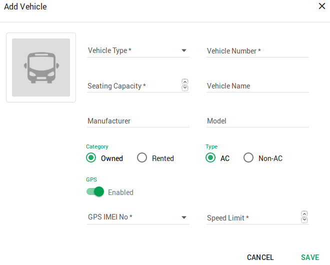 How to create vehicle ? – NextOS Help Center