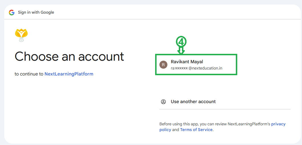 How can a student log in to their account using “Sign in with Google ...