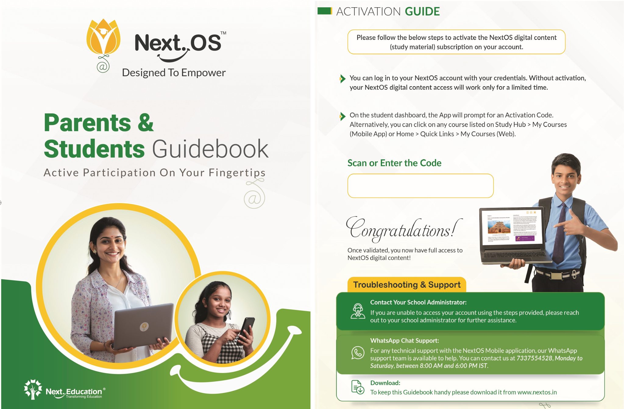 How to activate student content access in NextOS? (For N360 schools ...