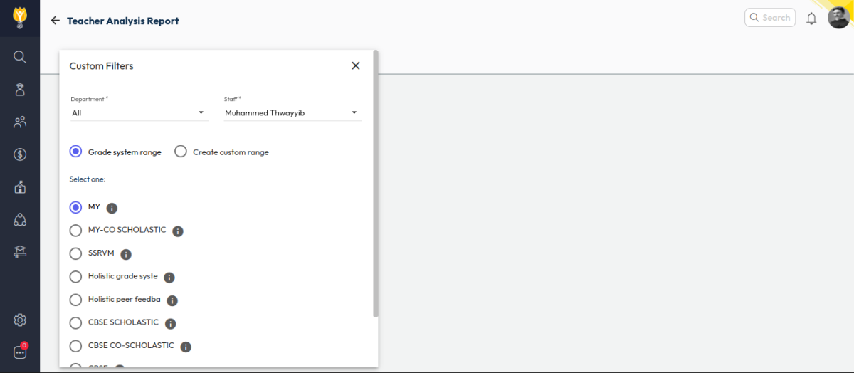 How can I get a class-wise teacher performance report? – NextOS Help Center