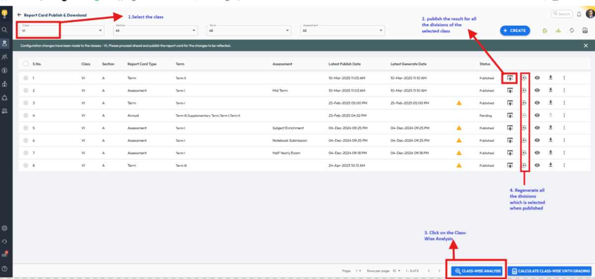 How can I retrieve details of class-wise topper students? – NextOS Help Center
